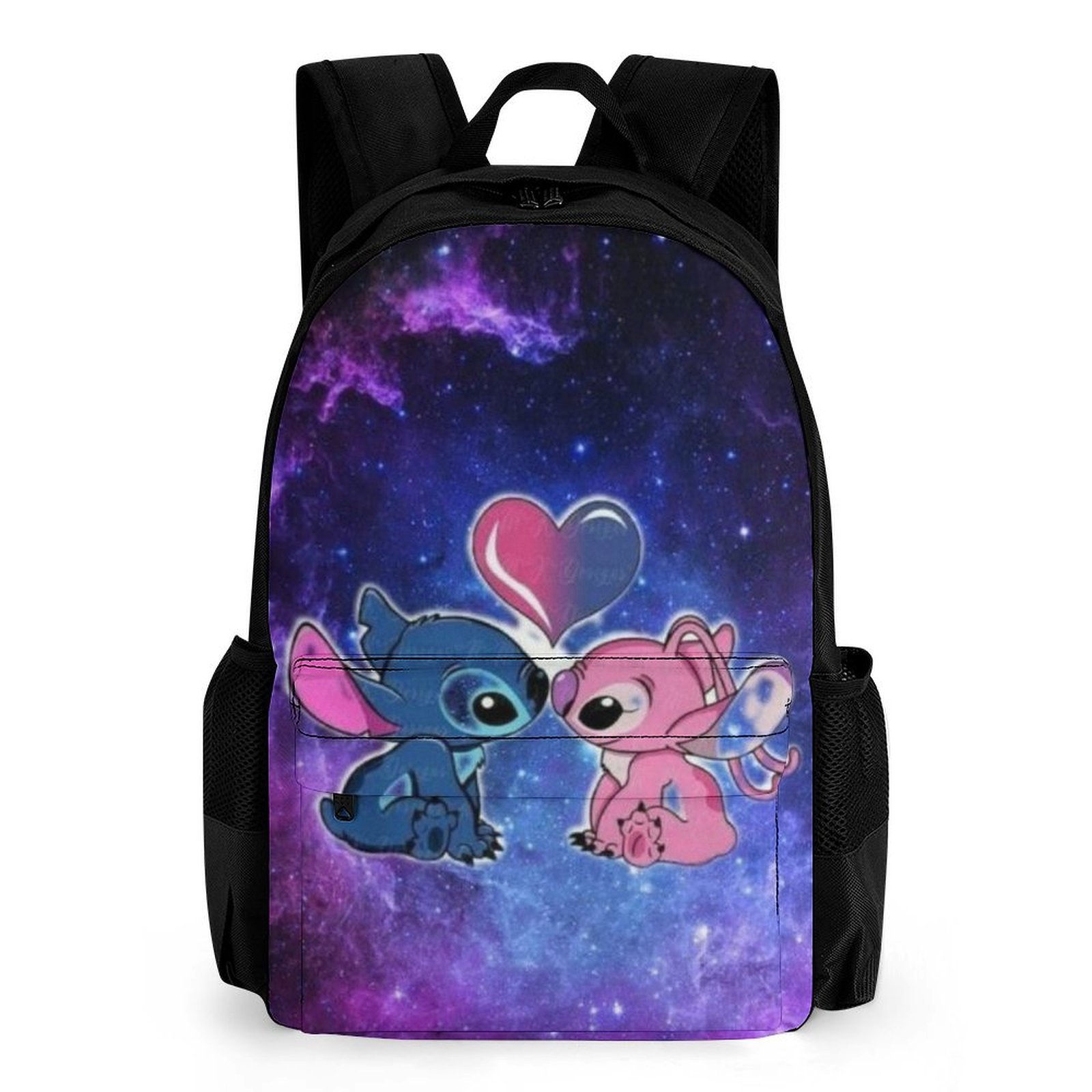 Angel And Stitch Angel Laptop Backpacks with Pocket, Casual Lightweight ...