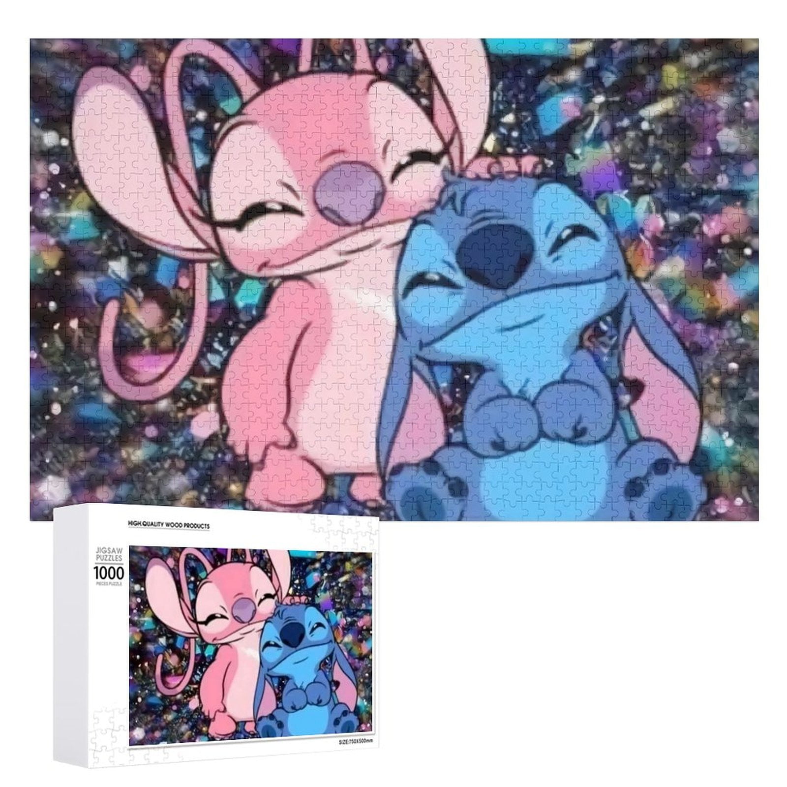 Angel & Stitch Puzzles for Adults 1000 Pieces - Puzzles Challenging and ...