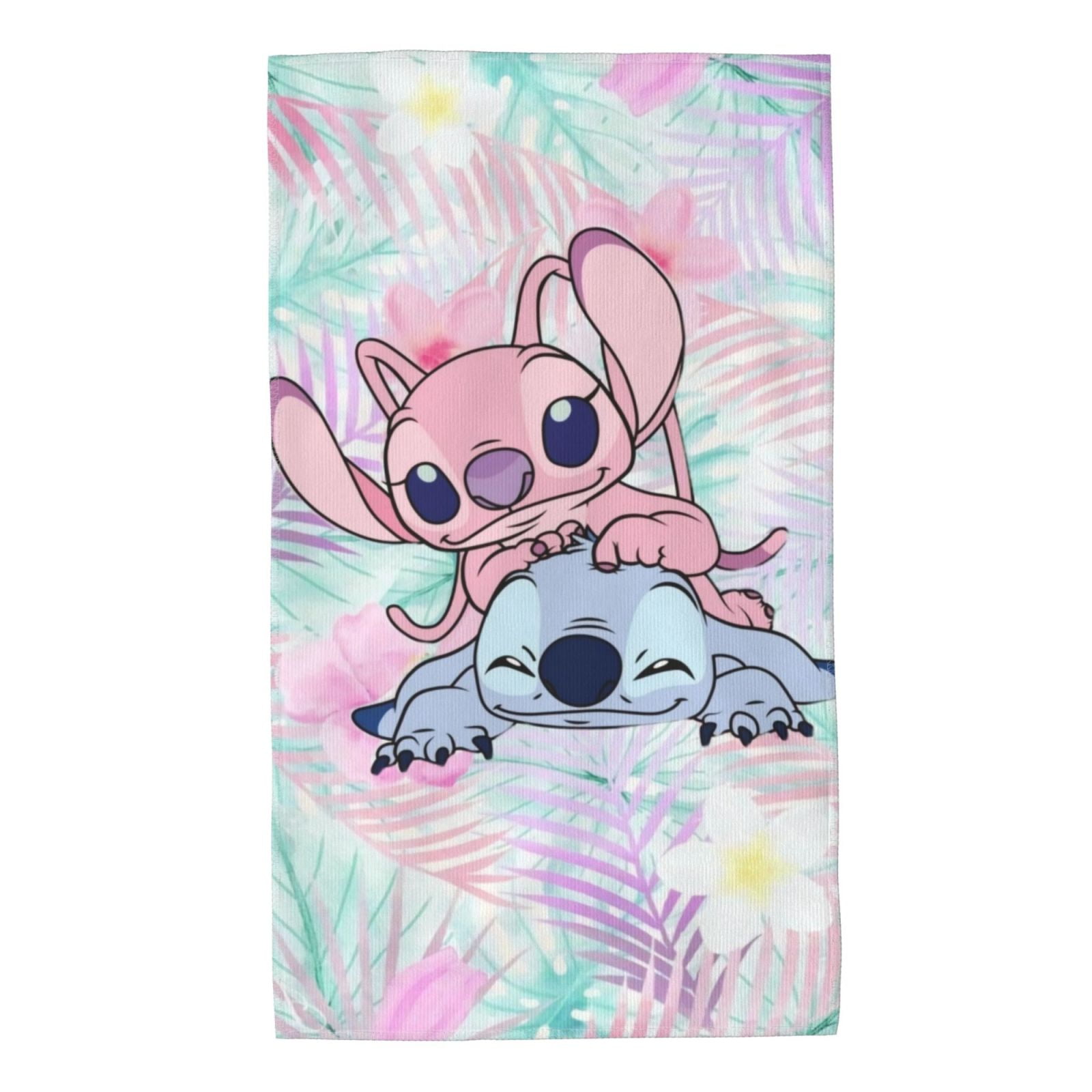 Angel & Stitch Towels,Ultra Soft Cotton Hand Towels 27.5 x 15.7 Inch ...