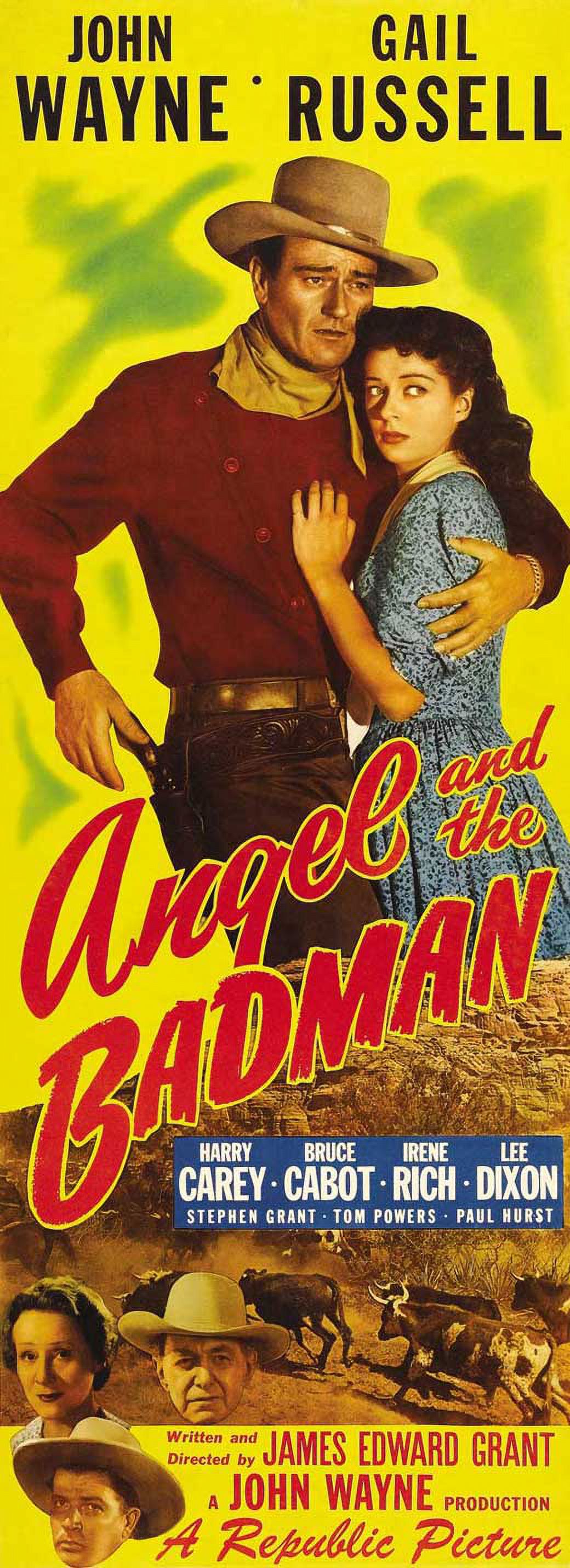 Angel & The Badman - movie POSTER (Insert Style A) (14" x 36") (1947 ...