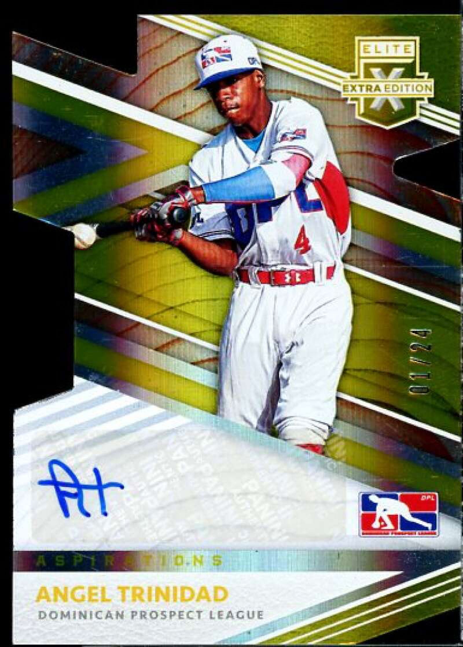 Angel Trinidad 2020 Elite Extra Edition Signatures Aspiration Die Cut ...