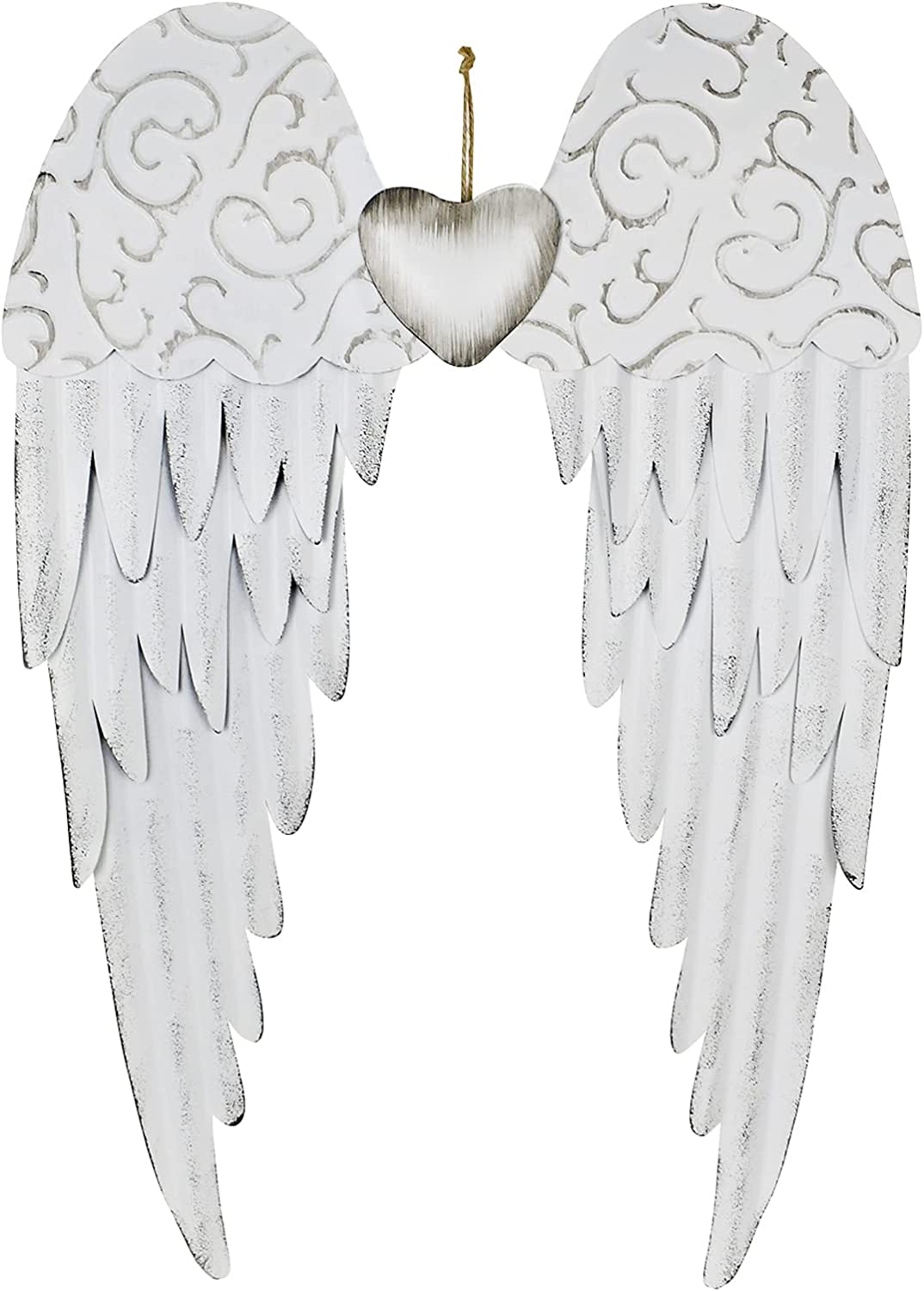 Angel Wall Hanging Metal Angel Wing Wall Sculpture Large ative Angel ...