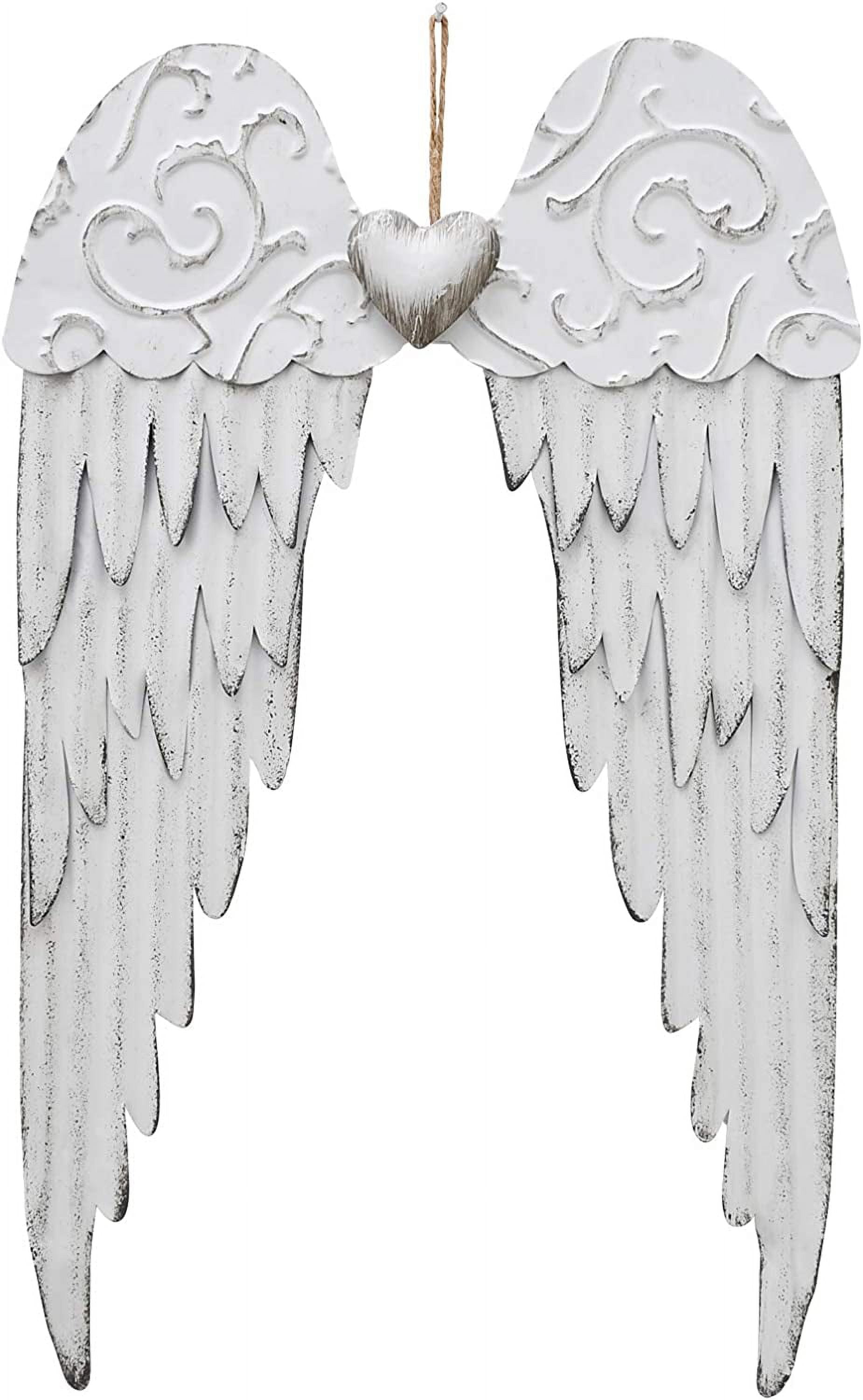 Angel Wall Hanging Metal Angel Wing Wall Sculpture Large ative Angel ...