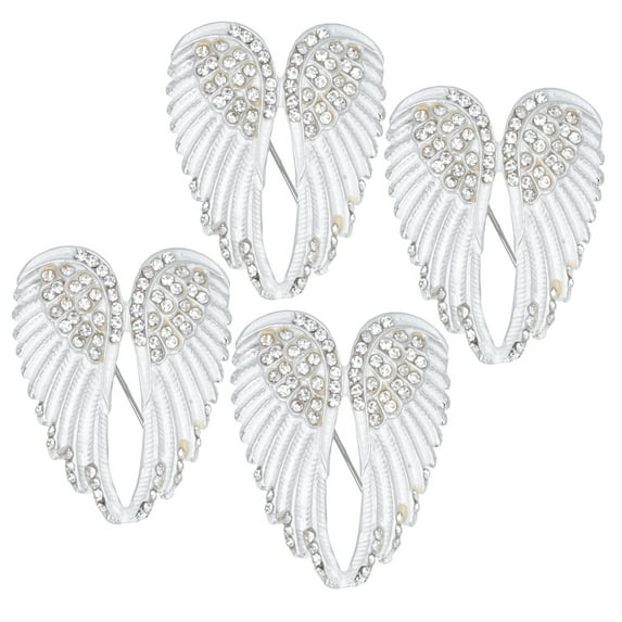 Angel Wing Brooch, Beautiful In Appearance, Contains 4 Brooches, Brooch ...