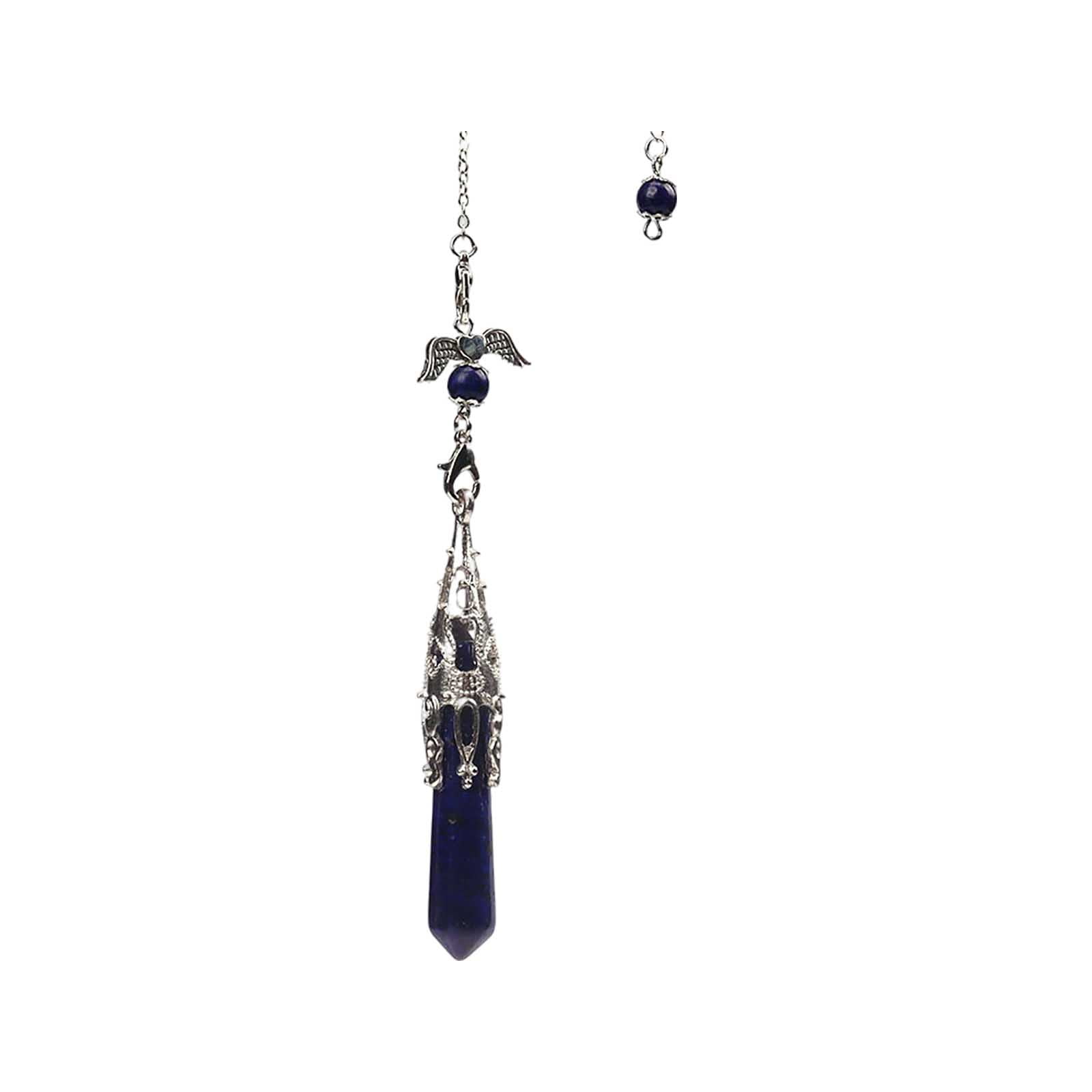 Angel Wing Chain with Natural Amethyst Hexagonal Necklace - Healing ...