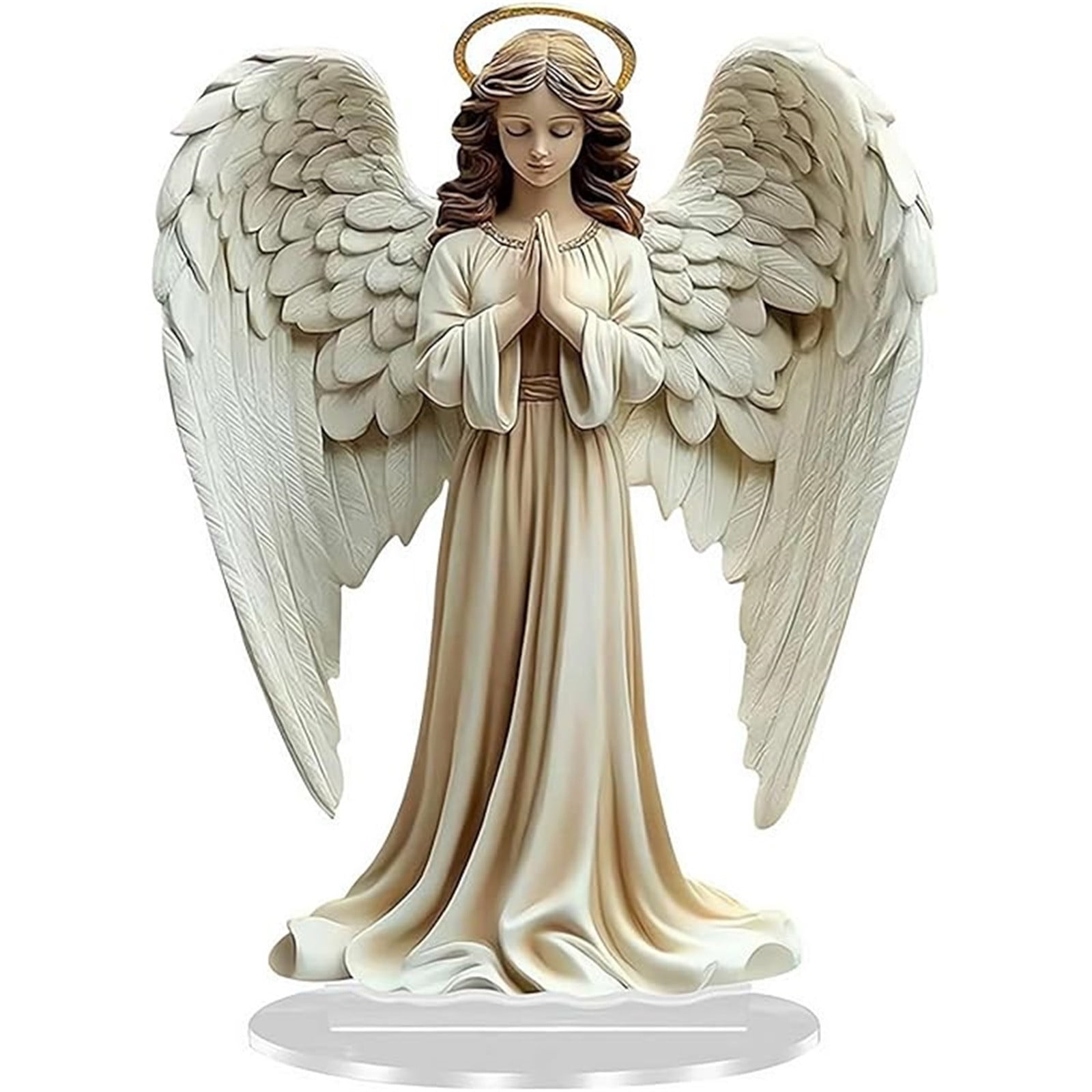 Angel Wing Decoration, 2D Flat Acrylic Ornament for Home Garden Decor ...