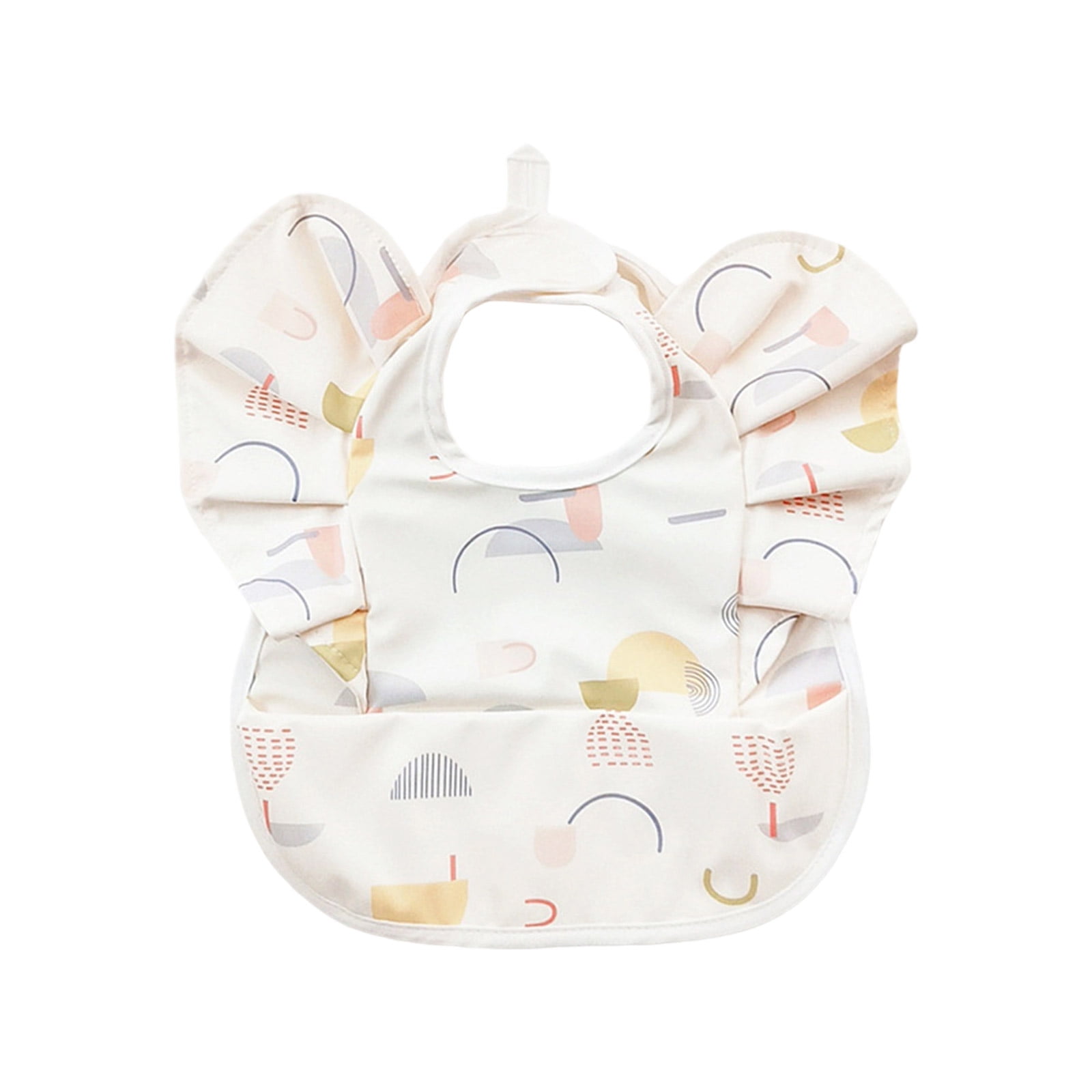 Angel Wing Designed Baby Bib Water Proofing Feeding Bib with Catcher ...