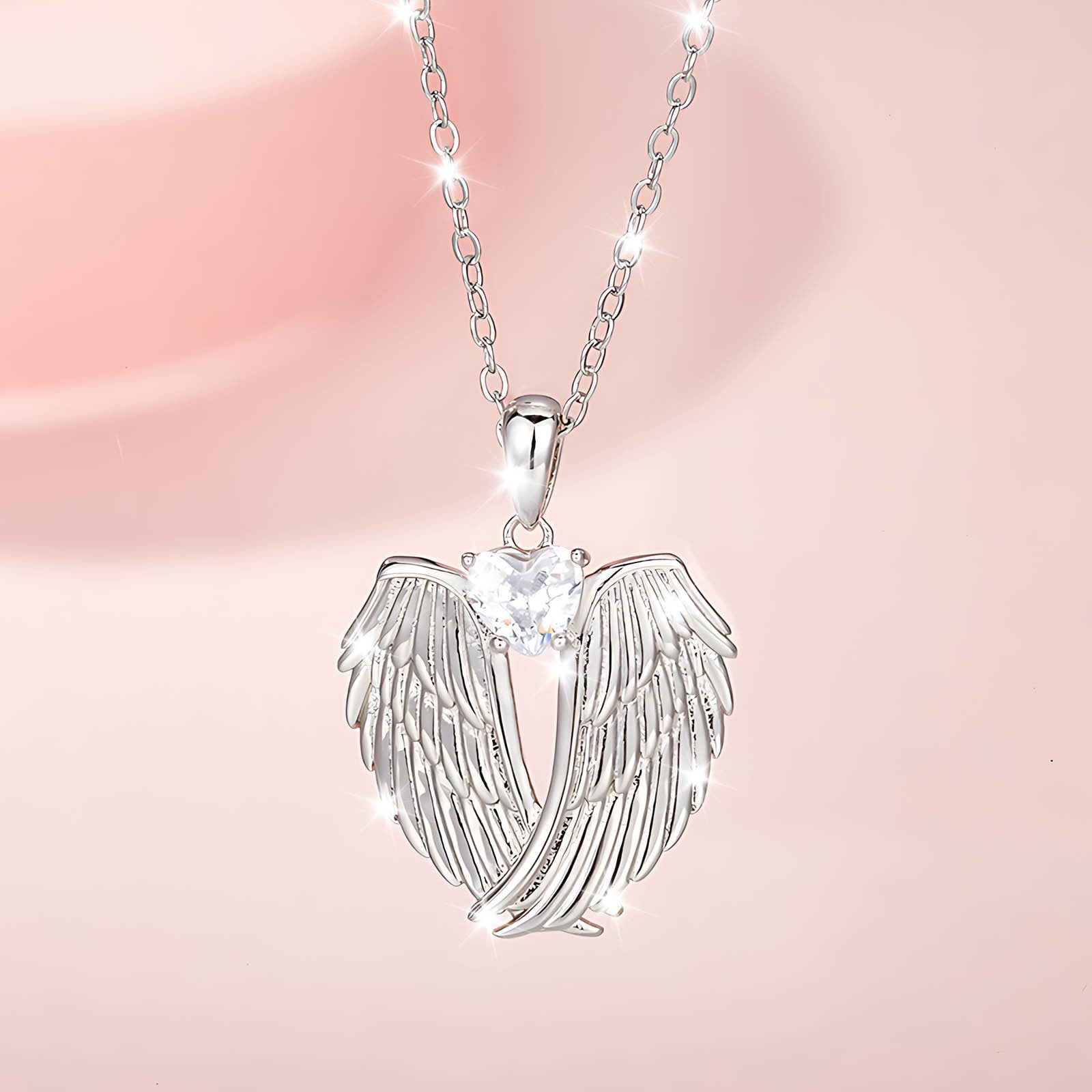 Angel Wing Necklace for Women,Sterling Silver Guardian Angel Wings ...