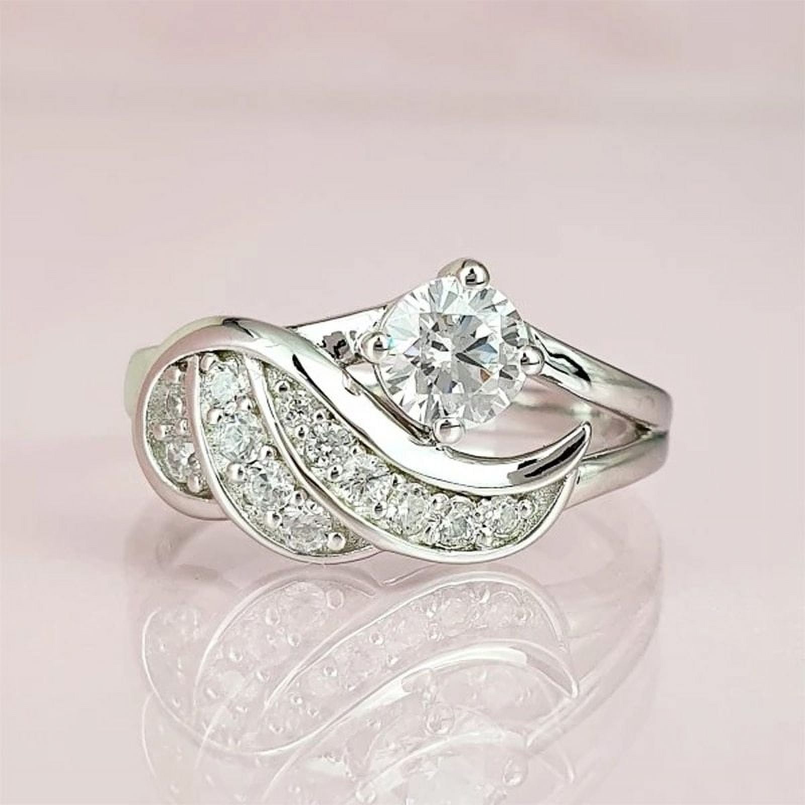 Angel Wing Ring for Women Electroplated Metal with Exquisite ...