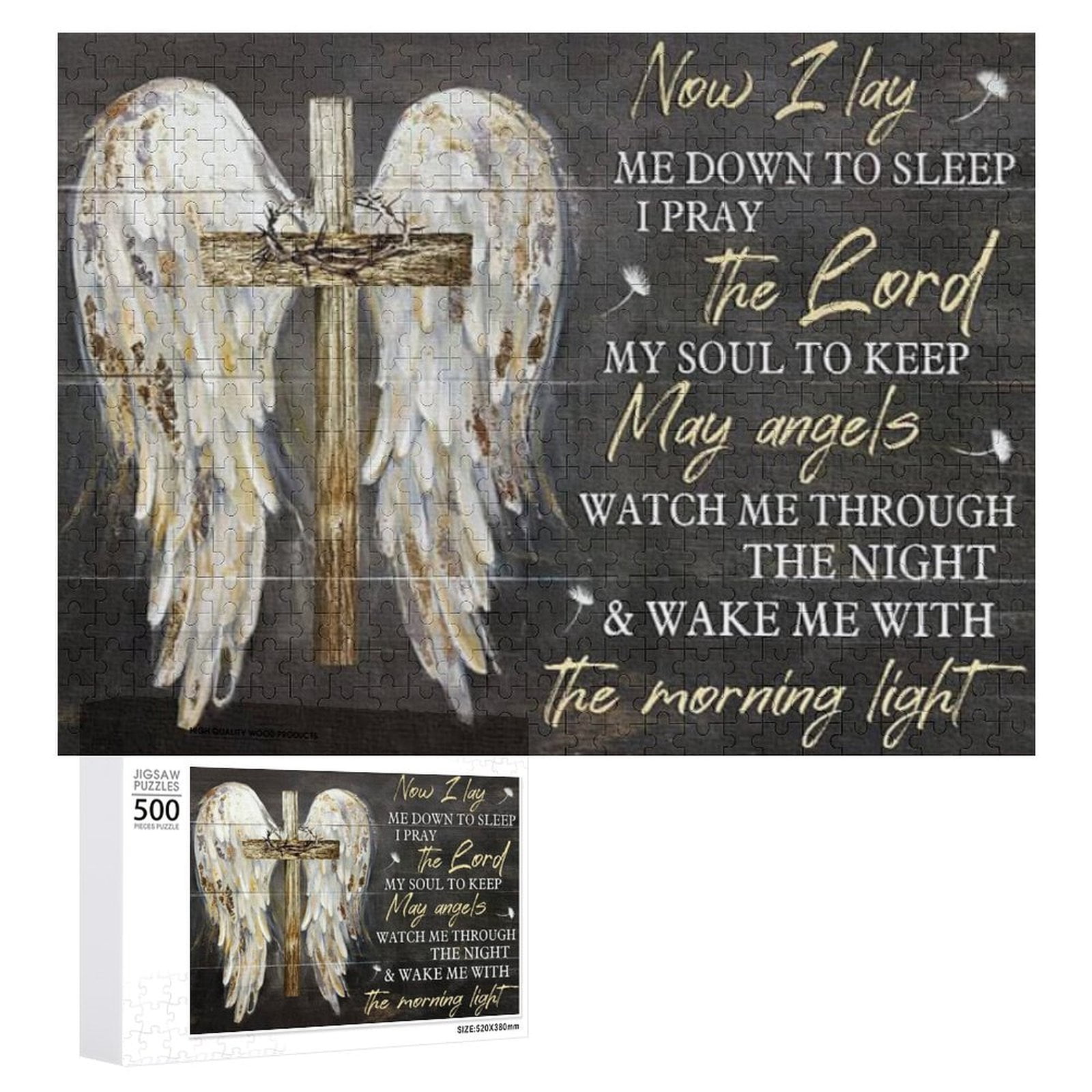 Angel Wings 500 Piece Jigsaw Puzzle for Adults and Families - Crown Of ...