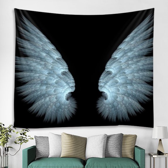 Angel Wings Backdrop ration Tapestry Wall Hanging Mandala Boho Hippie ...