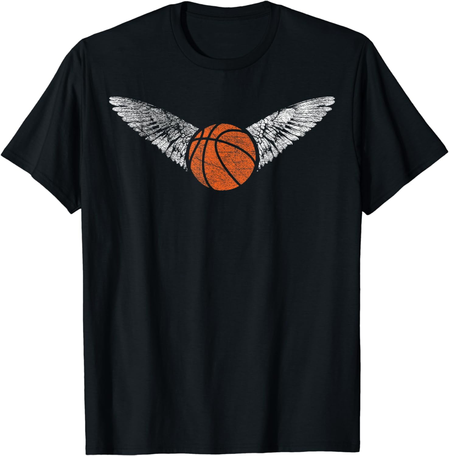 Angel Wings Basketball T-Shirt - Walmart.com