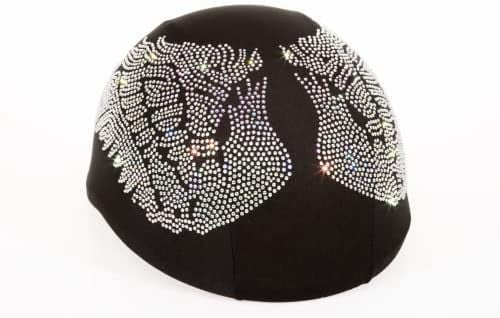 Angel Wings Bling Rhinestone Helmet Cover, Helmet Skin for Equestrian ...