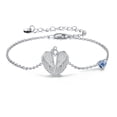 Angel Wings Bracelet 925 Sterling Silver Guardian Angel Wings Heart ...