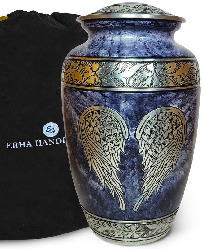 Angel Wings Cremation Urns for Adult Human Ashes - Burial Funeral Urns ...