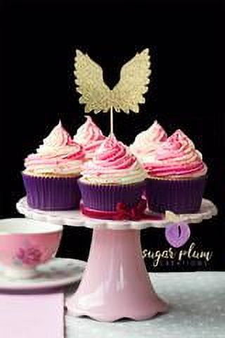 Angel Wings Cupcake Toppers Set of 12 - Walmart.com