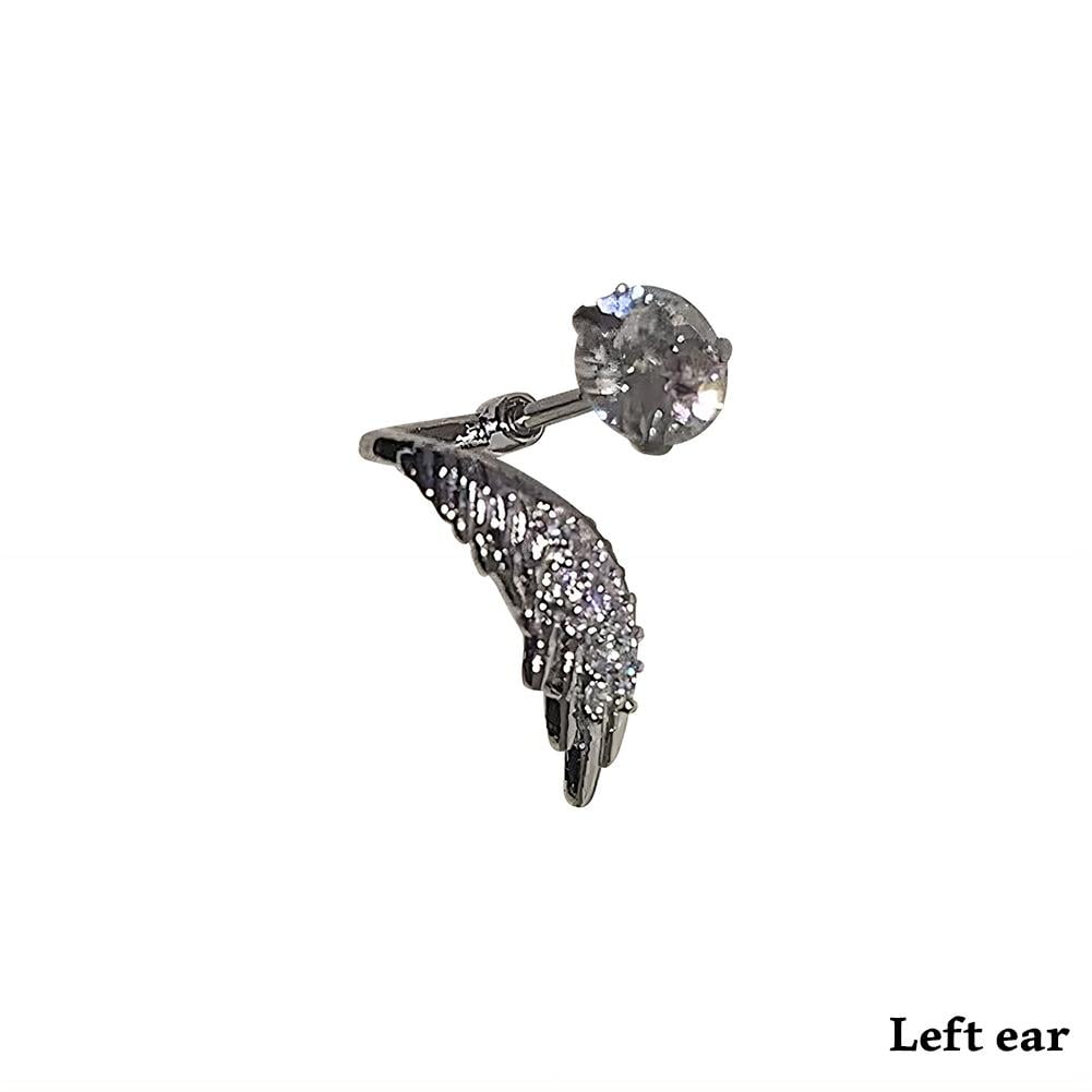 Angel Wings, Ear Bones, Wings, Winding Nails, Sparkling-Diamonds Female ...