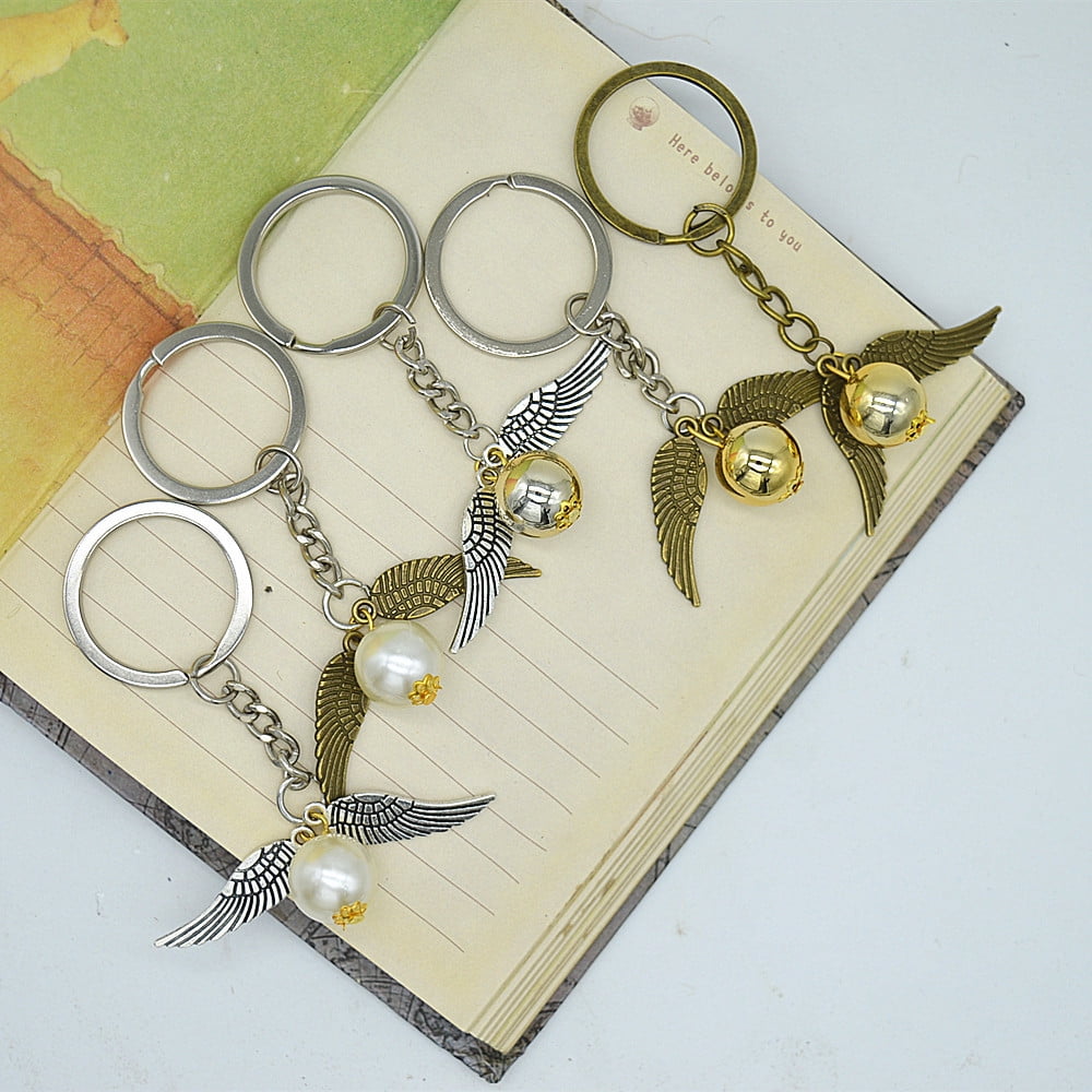 Angel Wings KeyChain Gift Women & Men Leather KeyRing Home Car Door ...