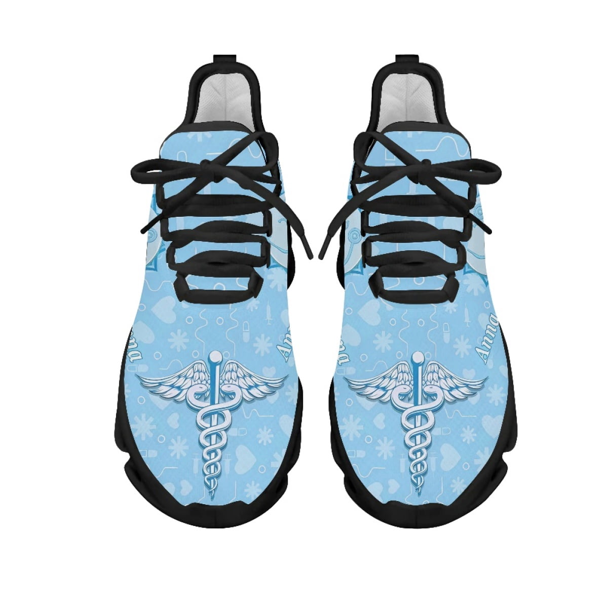 Angel Wings Nurse Shoes Women Casual Non-slip Running Footwear Luxury ...
