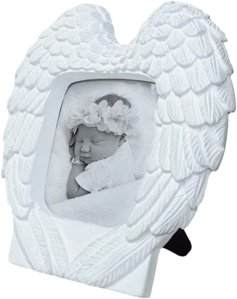 Angel Wings Photo Frame for Baby Child Wedding Pet Miscarriage Sympathy ...