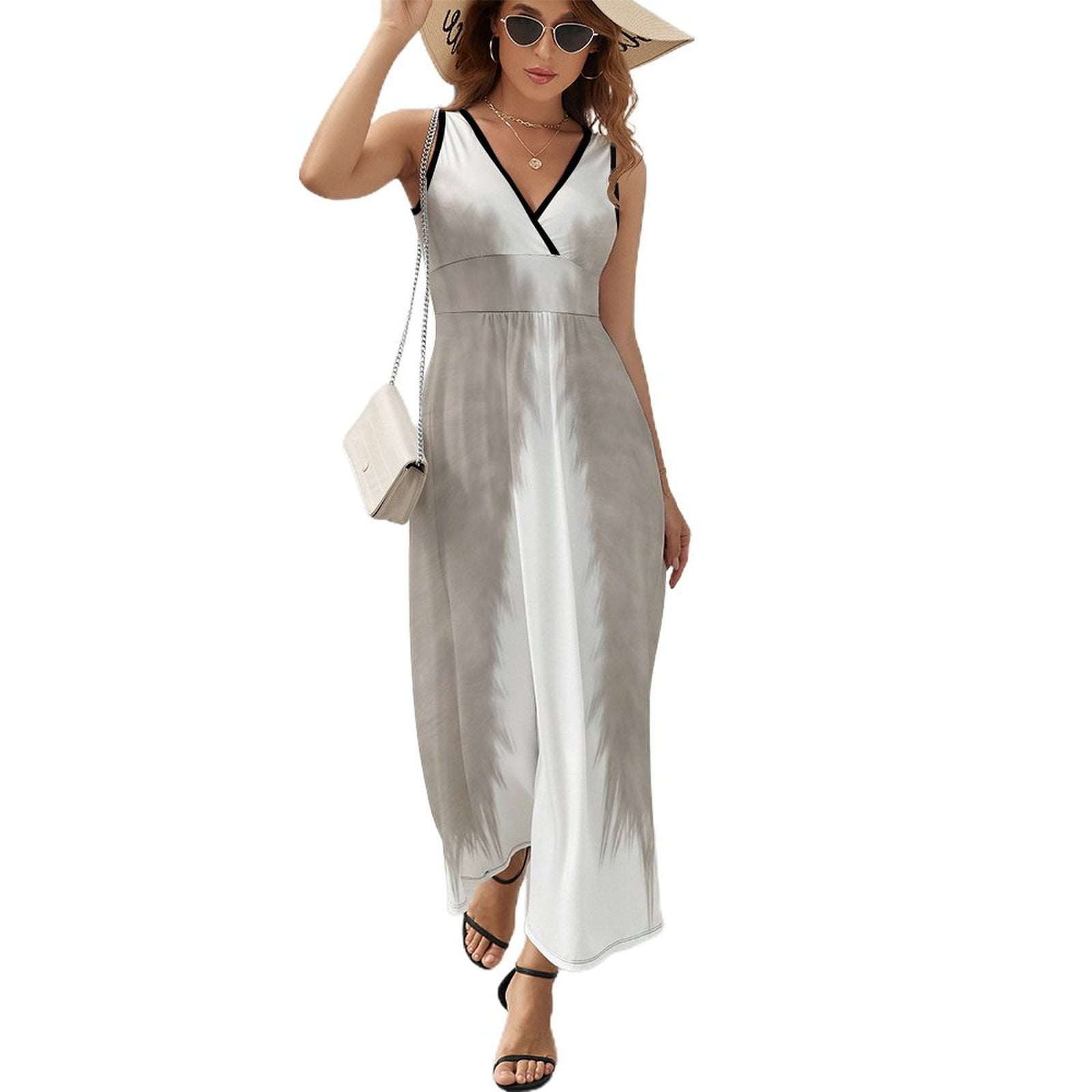 Angel Wings Sleeveless Dress summer dresses women's summer dresses 2024 Women long dress ...