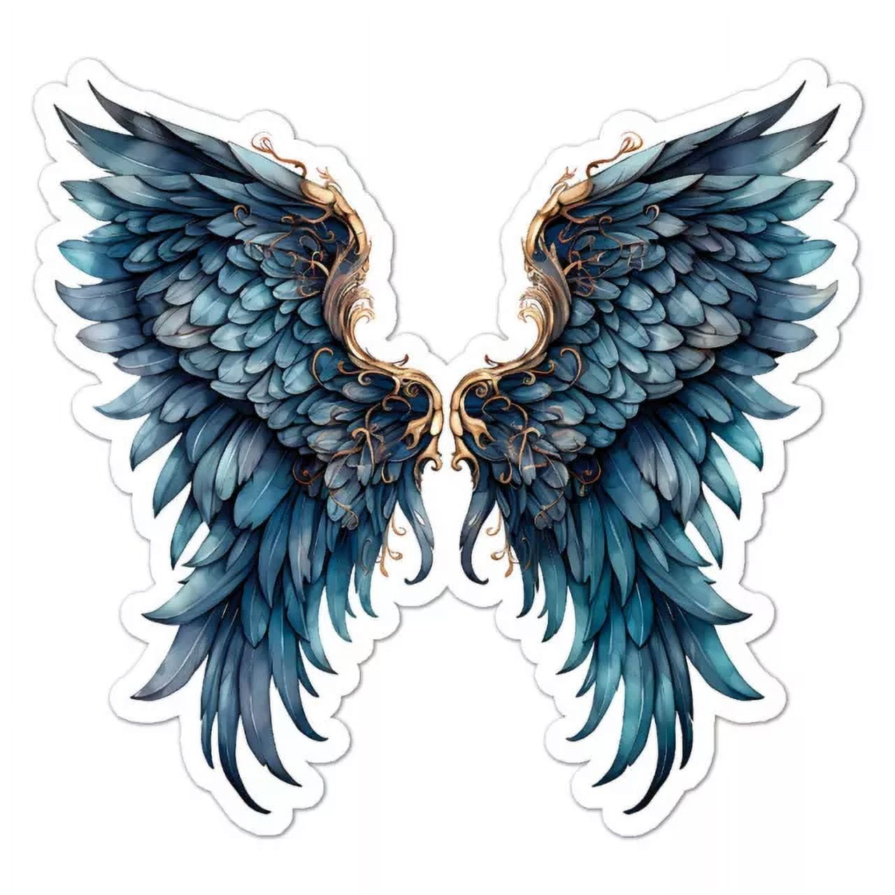 Angel Wings Sticker Indoor Outdoor Phone Decal Water Bottle Stickers ...