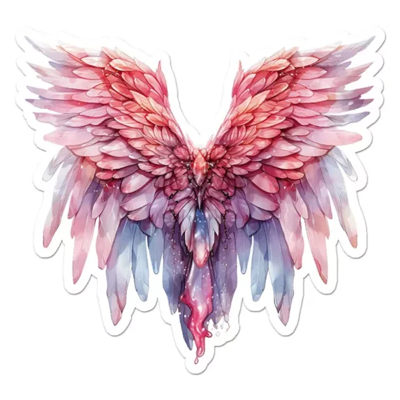 Angel Wings Sticker Phone Decal Water Bottle Stickers Car Decals ...