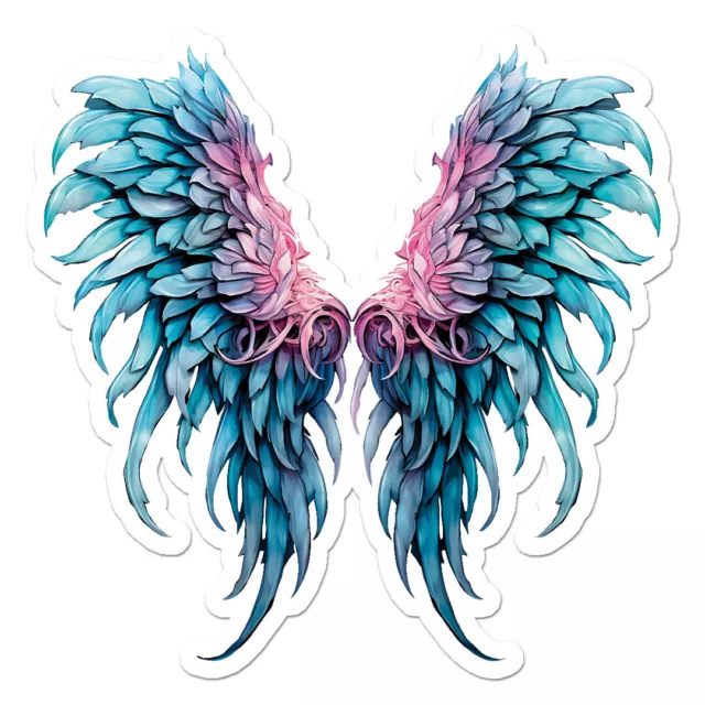 Angel Wings Sticker Phone Decal Water Bottle Stickers Car Decals ...