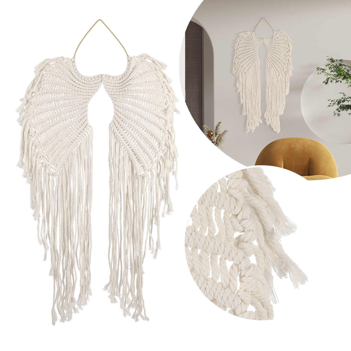 Stratton Home Decor "With Brave Wings She Flies" Metal Word Art ...