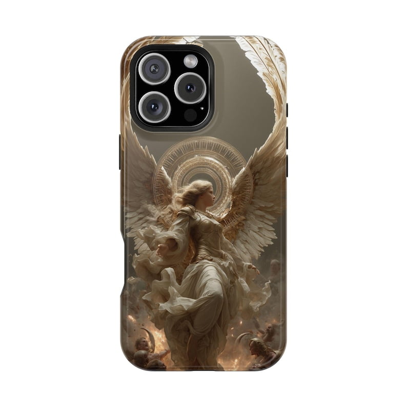 Angel Wings with Heaven Guardian Halo Spiritual Religious Illustration ...