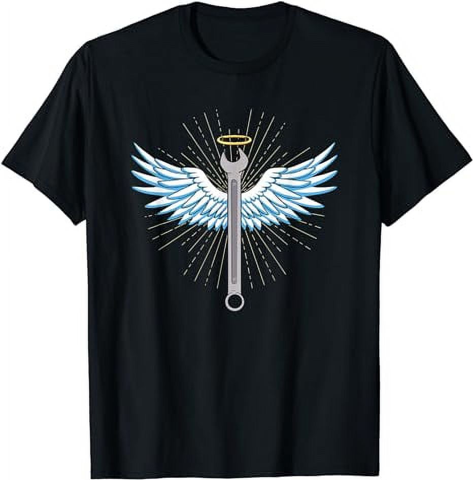 Angel Wrench Tools Fix Manual Work T-Shirt - Walmart.com