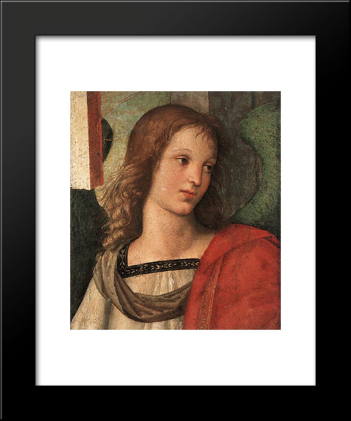 Angel (fragment of the Baronci altarpiece) 20x24 Framed Art Print by ...