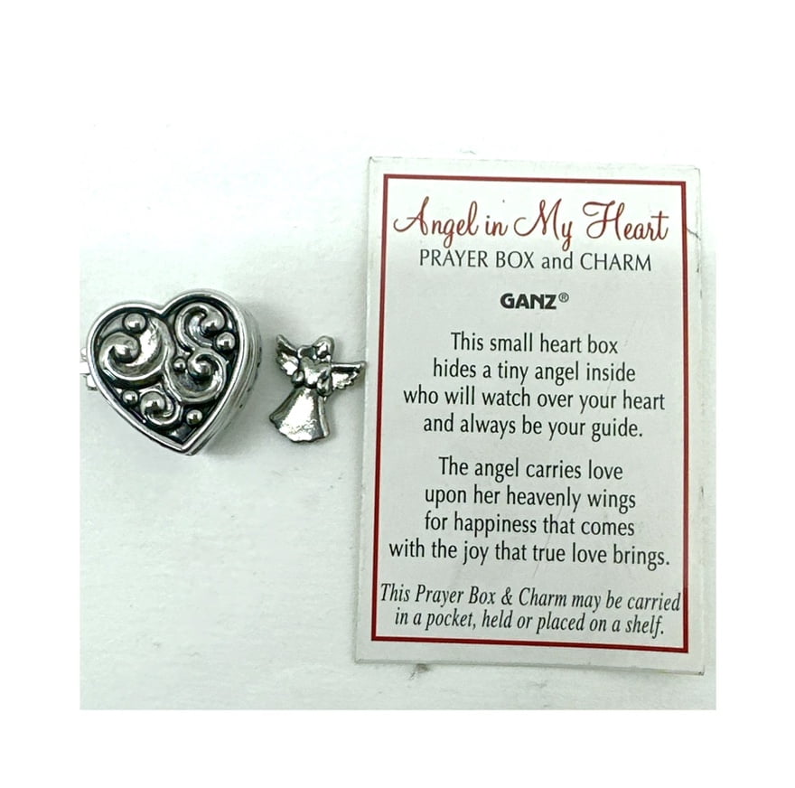 Angel in my heart prayer box and charm - Walmart.com