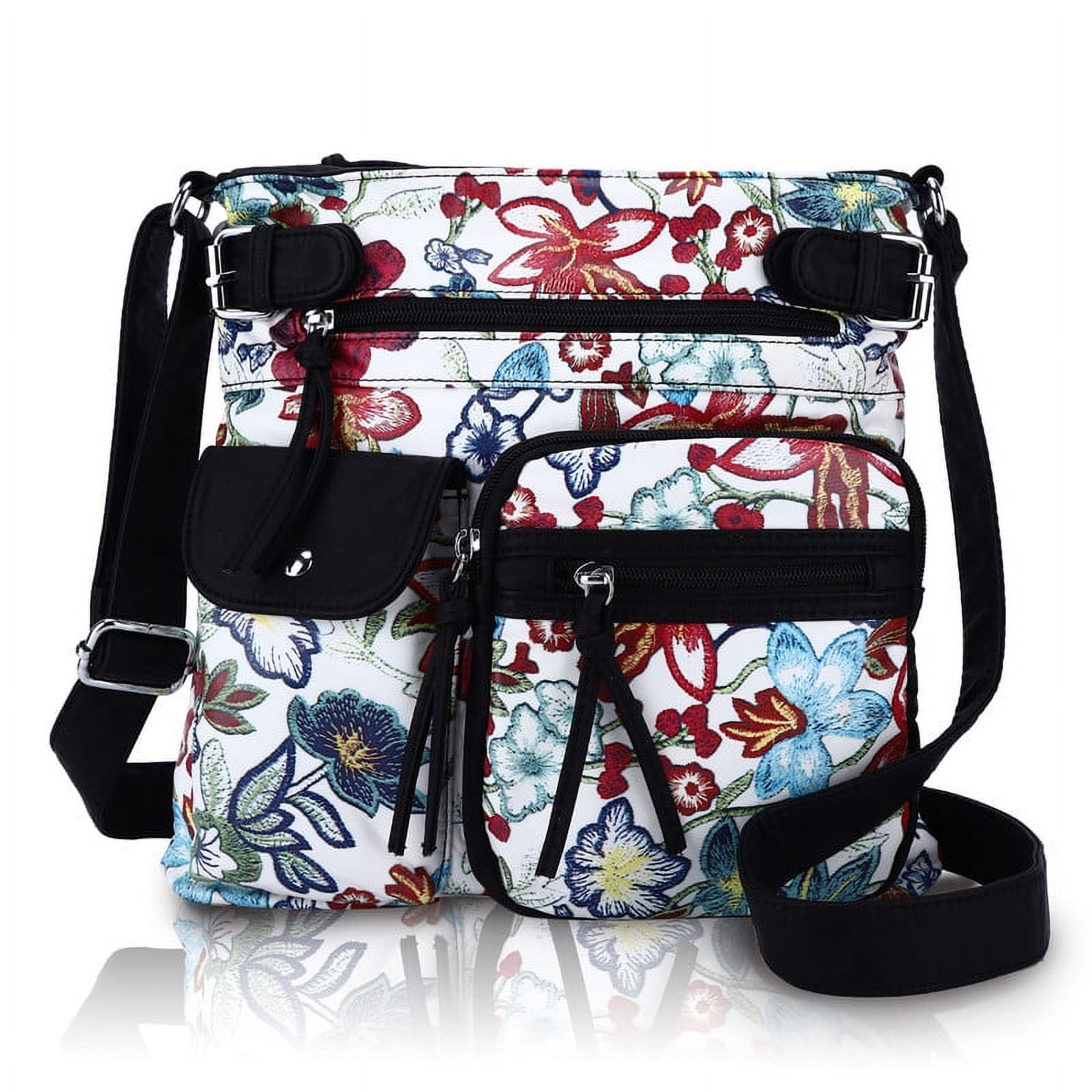 Angel kiss Multi Pocket Crossbody Bag Women's Shoulder Bag - Walmart.com