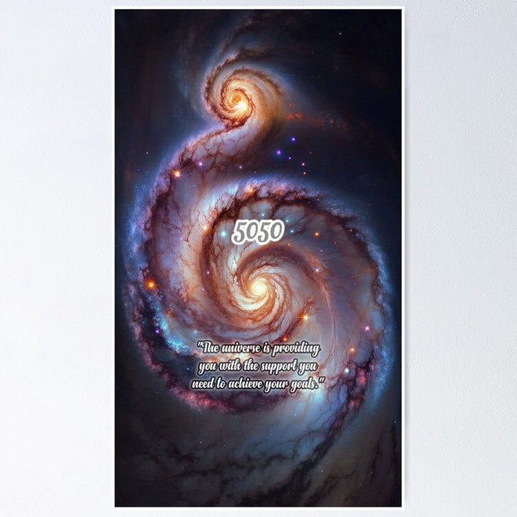 Angel number 5050 UNFRAMED Poster, 12x18 - Walmart.com