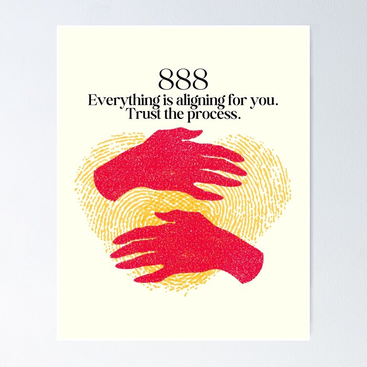 Angel number 888 UNFRAMED Poster, 18x24 - Walmart.com