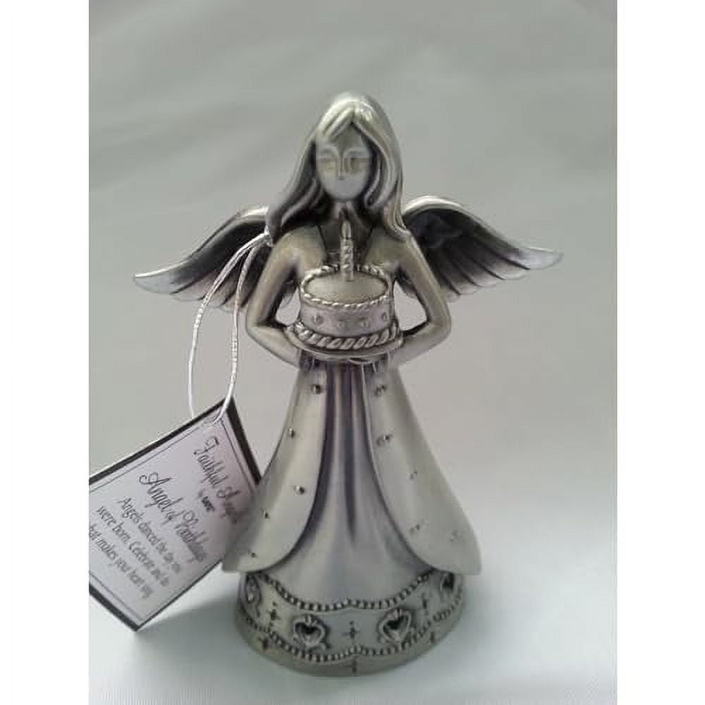 Angel of Birthdays - Faithful Angels Pewter Angel Figurine - In Gift ...