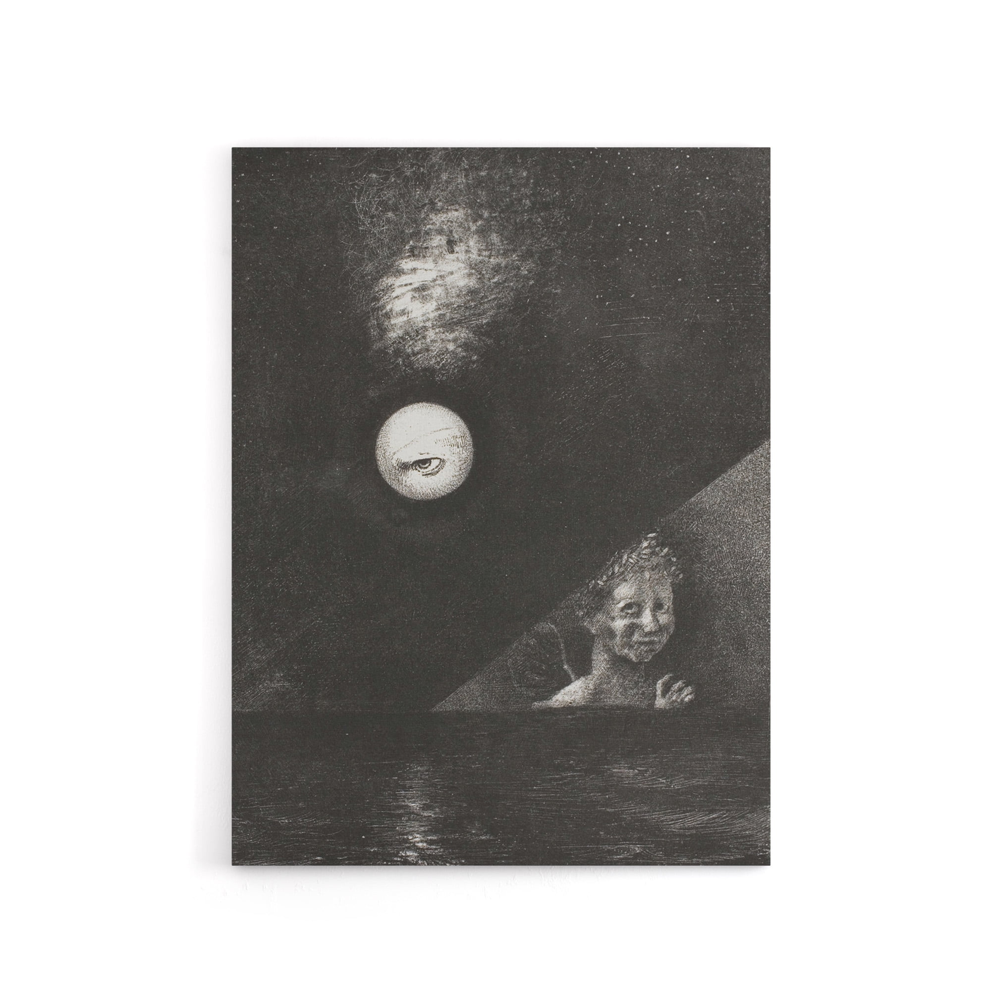 Angel of Certitude and Questioning Eye Redon Canvas Wall Art 12X16 ...