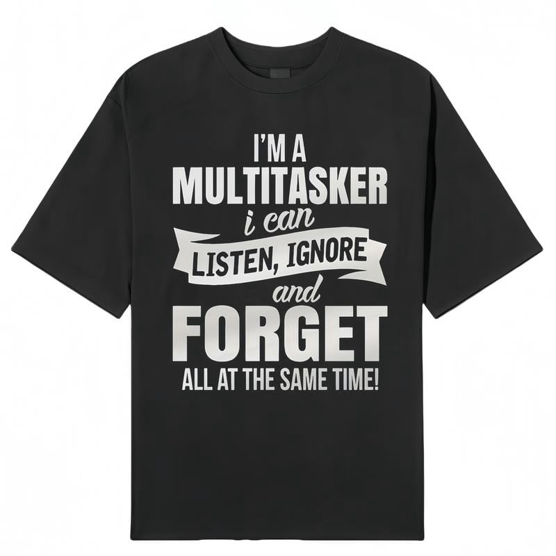 [Angel's Bazaar] 100% Cotton I Am A Multitasking Print T-shirt With ...