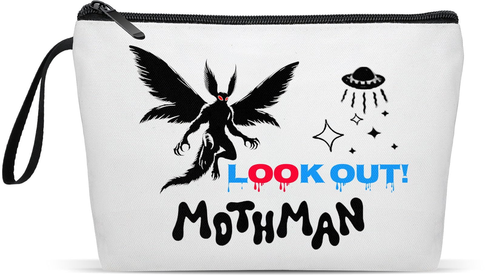 Angel's Draw Home Mothman Makeup Bag Mothman Lover Gifts Mothman with ...