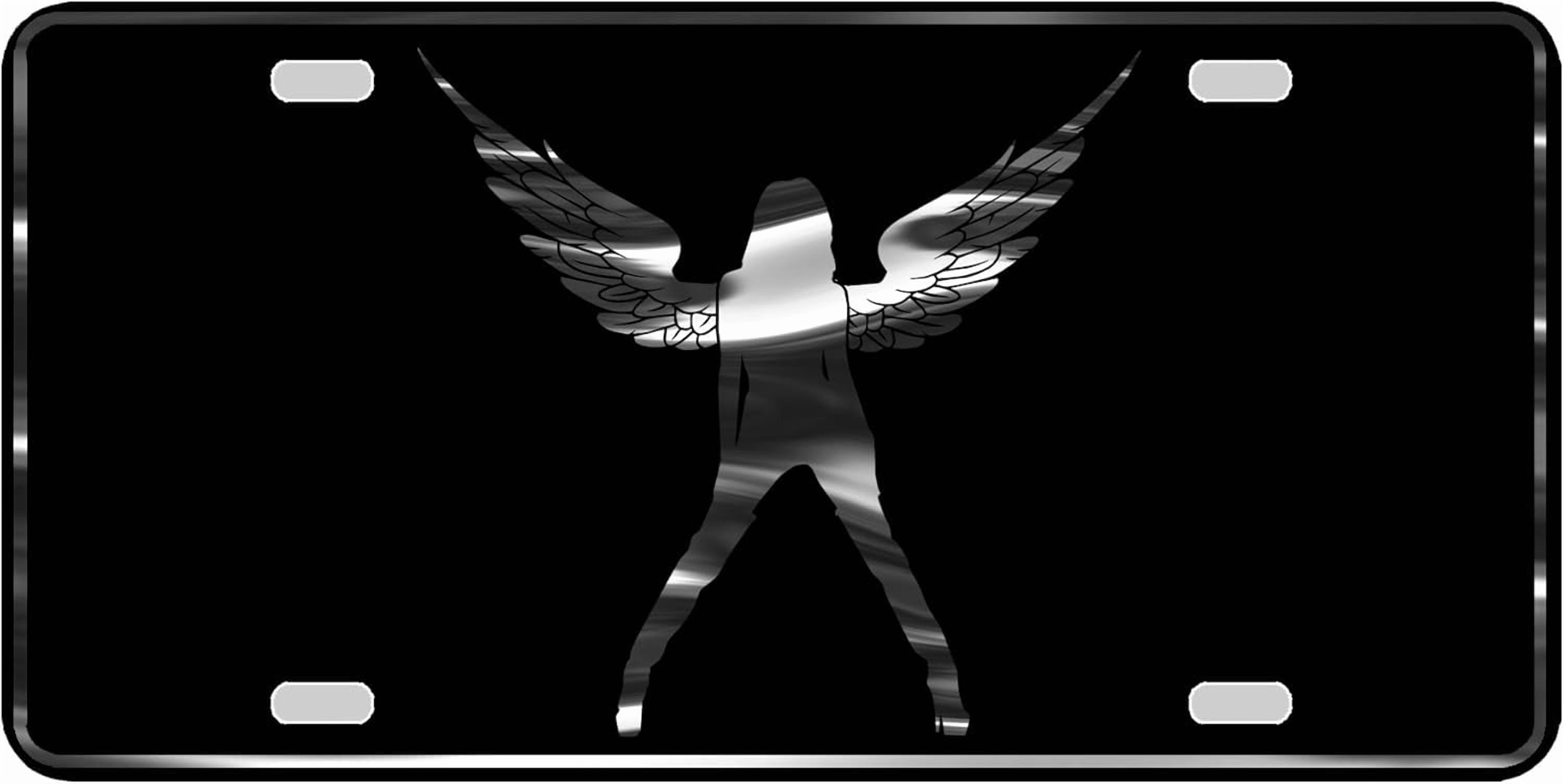 Angel with Wings Christian, Religious Heavy Duty Aluminum License Plate ...