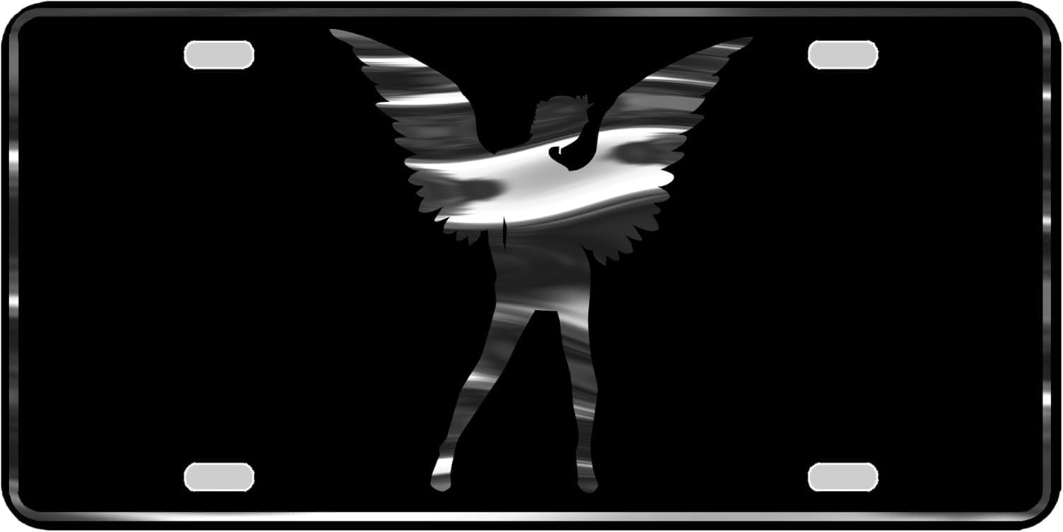 Angel with Wings Christian, Religious Heavy Duty Aluminum License Plate ...