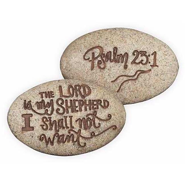 AngelStar 73665 Stone-Psalm-Lord Is My Shepherd I Shall Not Want-Psalm ...