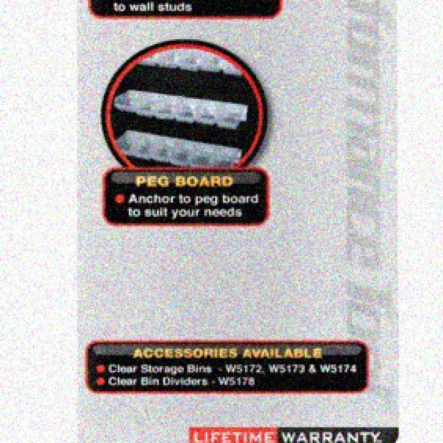 AngelTilt Duo Rail Set: 32-inch White Rails for Dual Parts Bins (2-Pack ...