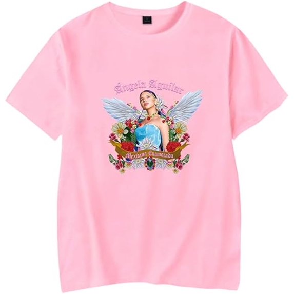 Angela Aguilar T-shirt Music Fans Printed Fashion Lightweight Short ...