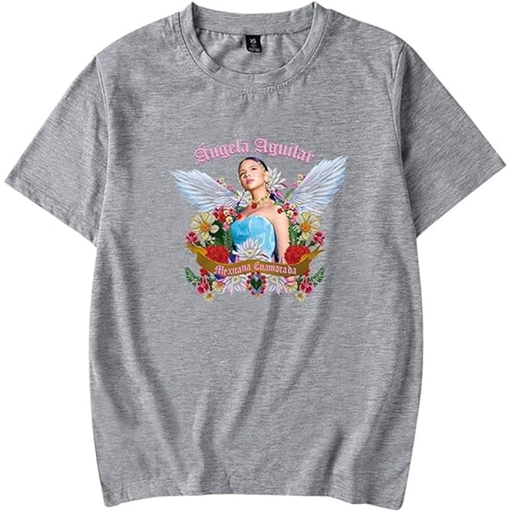 Angela Aguilar T-shirt Music Fans Printed Fashion Lightweight Short ...