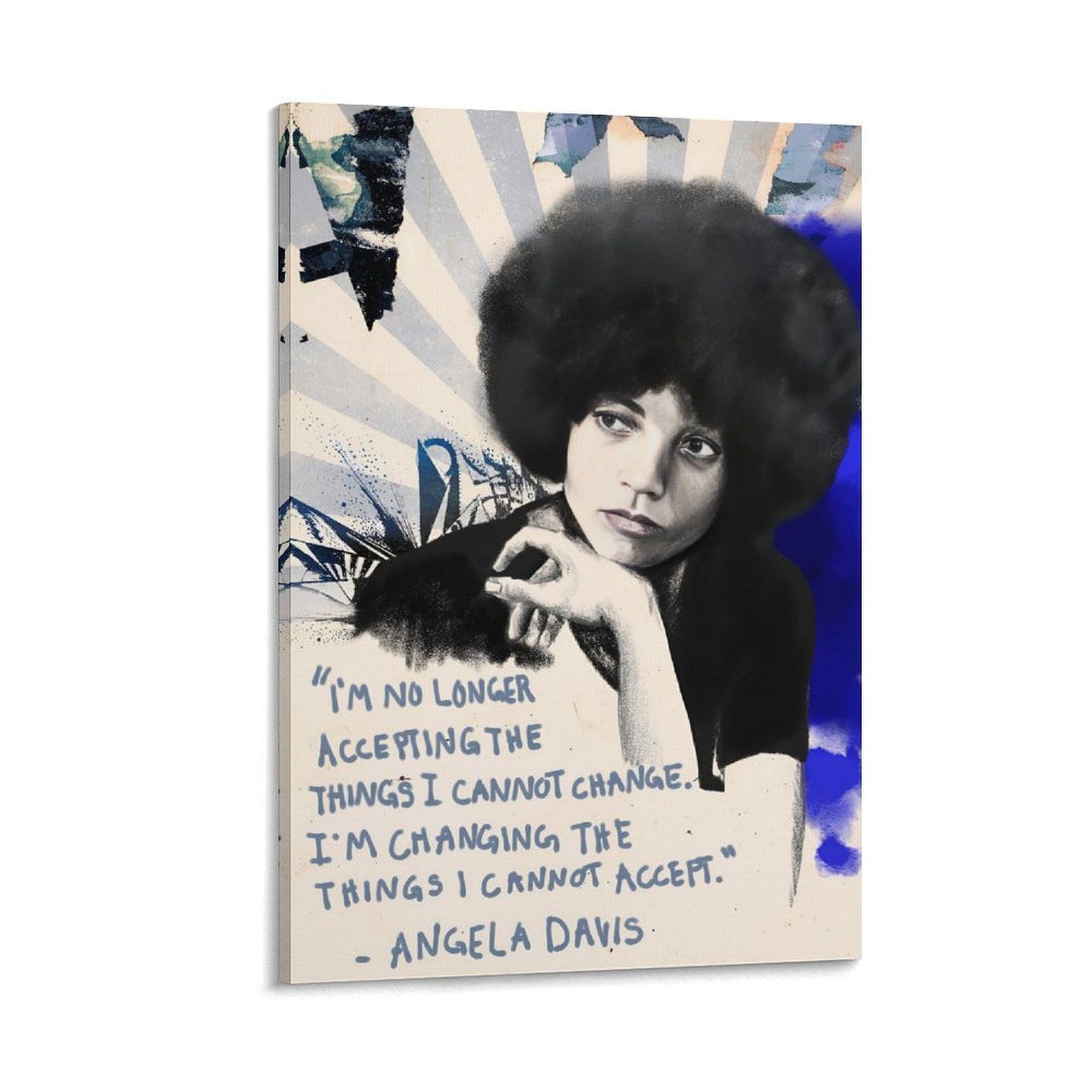 Angela Davis Quote Poster (5) Gifts Canvas Painting Poster Wall Art ...