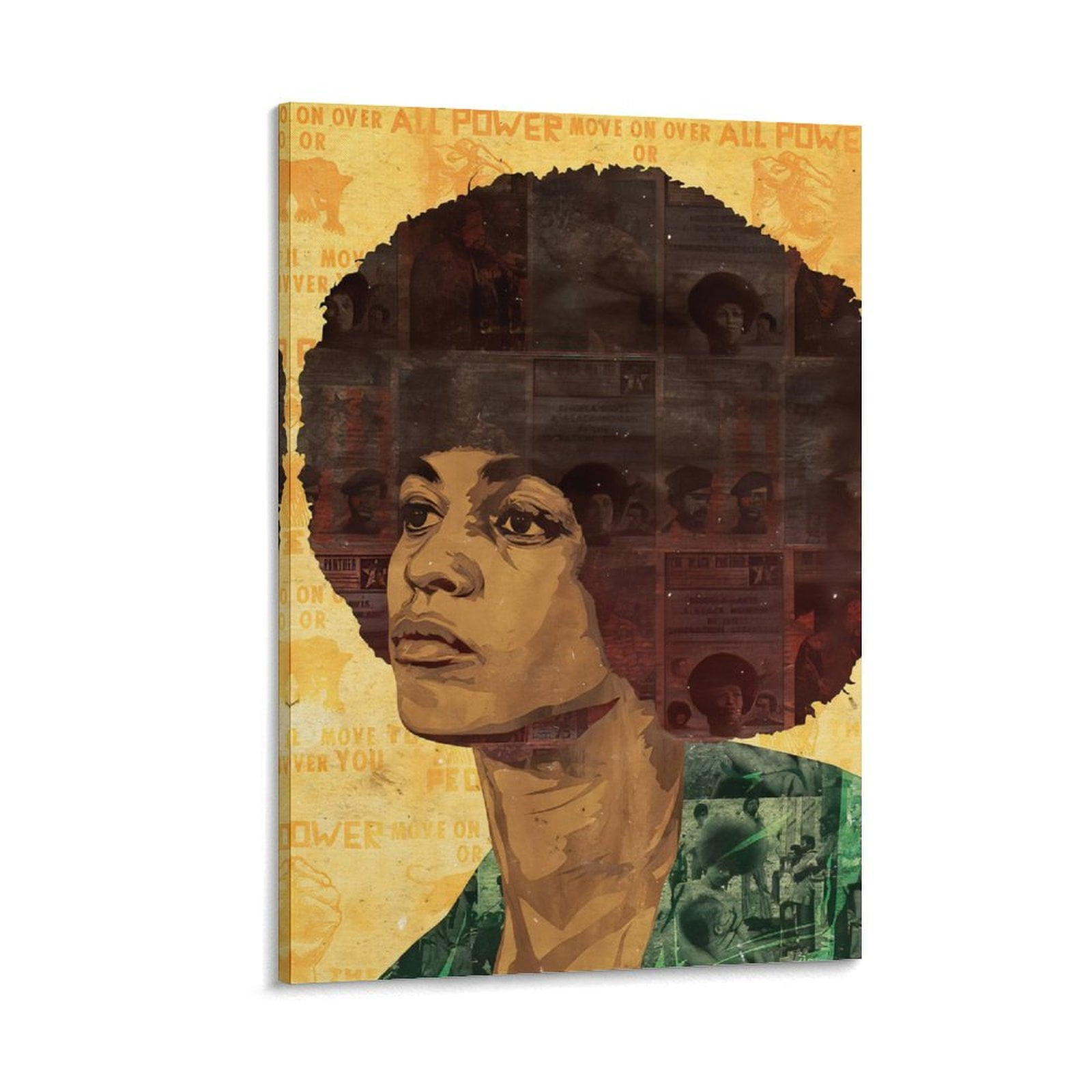 Angela Davis Quote Poster (8) Painting On Canvas Wall Art Poster Scroll ...