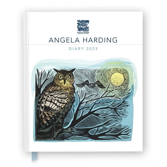 Angela Harding 2025 Desk Diary Planner - Week to View, Illustrated ...