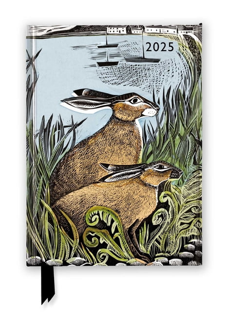 Angela Harding: Rathlin Hares 2025 Luxury Diary Planner - Page to View ...